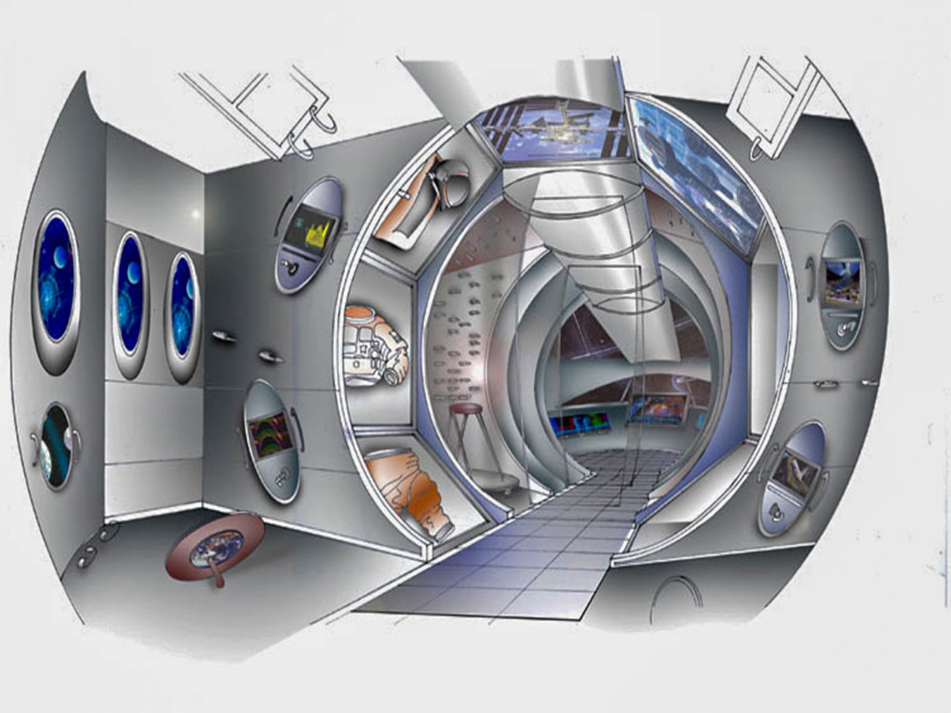 NASA Spaceship 2040 | Indianapolis Trade Show Exhibit Company